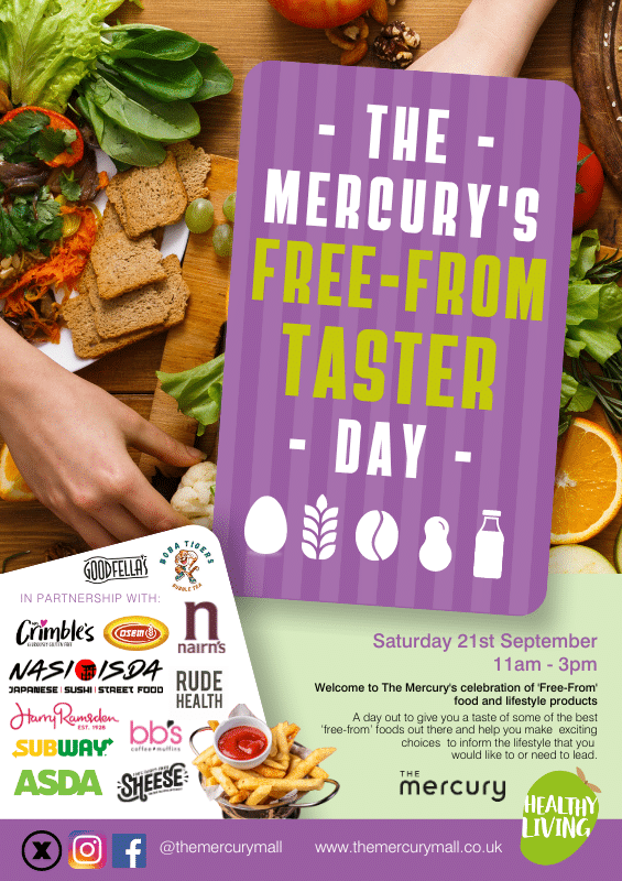 The Mercurys Free-From Taster Day - The Mercury Shopping Centre