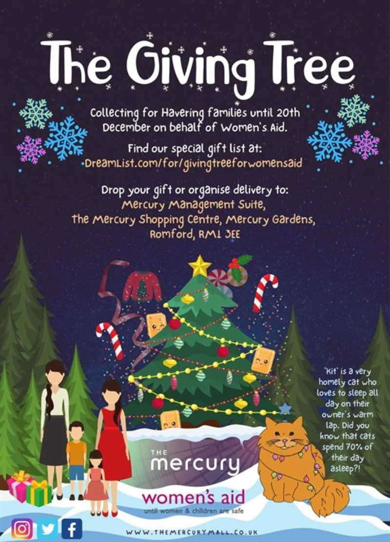 The Giving Tree- Call for donations - The Mercury Shopping Centre
